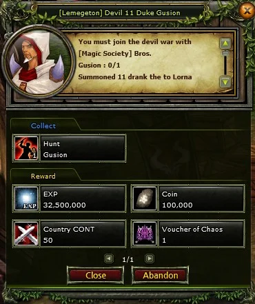 [Lemegeton] (Order of the Sorcery) Chat Görevleri - Knight Online - KO ...